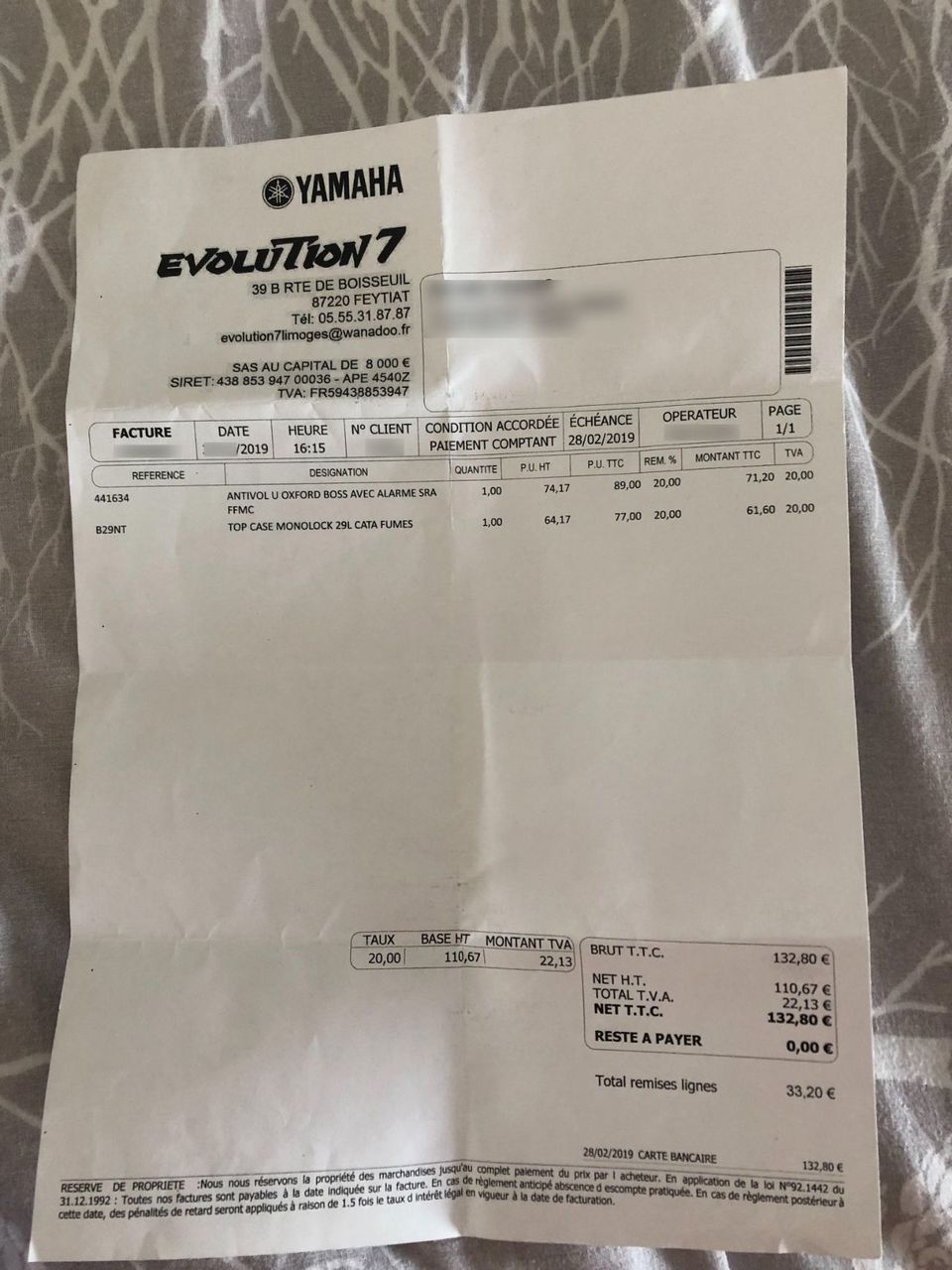 YAMAHA MT-07 TRACER - Paris - Bonnie&Car occasion