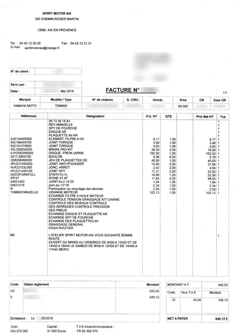 YAMAHA 900 TDM ABS - Bouches Du Rhone - Bonnie&Car occasion