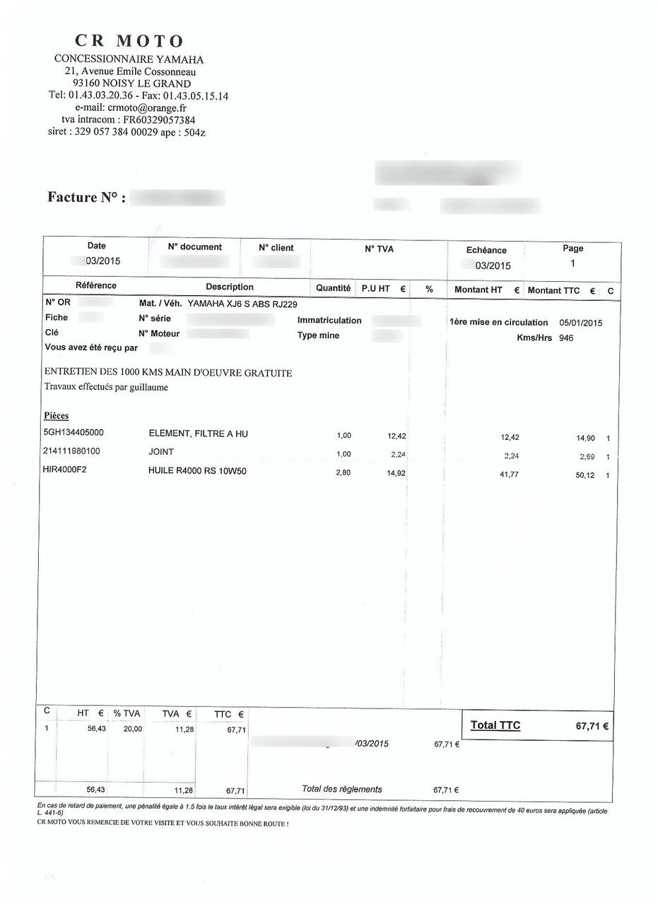 YAMAHA XJ6 - Essonne - Bonnie&Car occasion