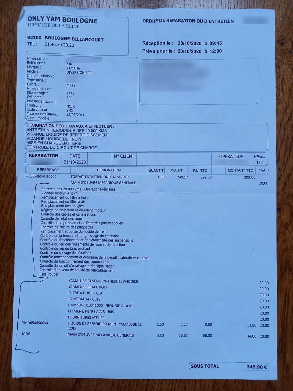 YAMAHA XJ6 - Hauts De Seine - Bonnie&Car occasion