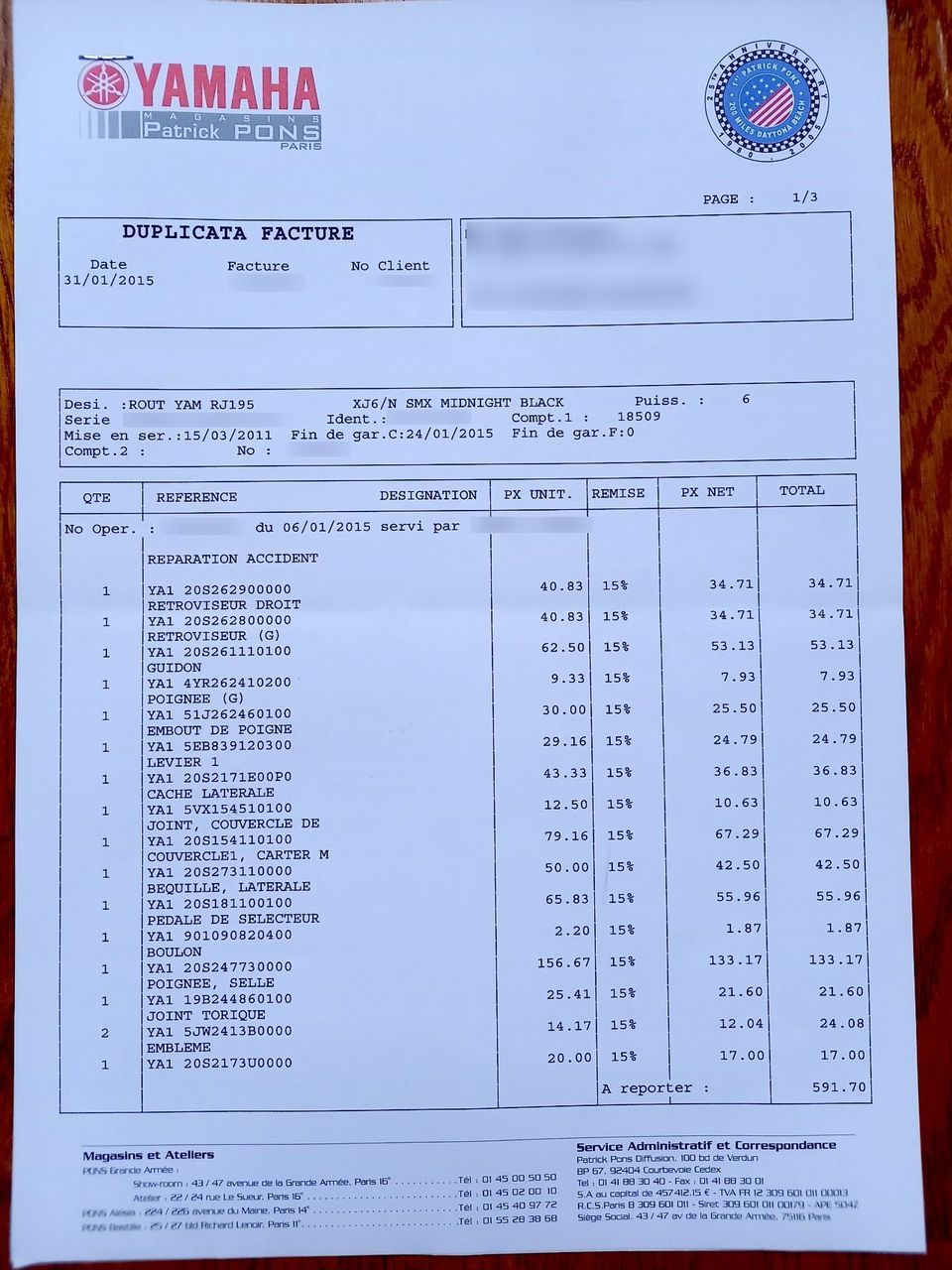 YAMAHA XJ6 - Hauts De Seine - Bonnie&Car occasion