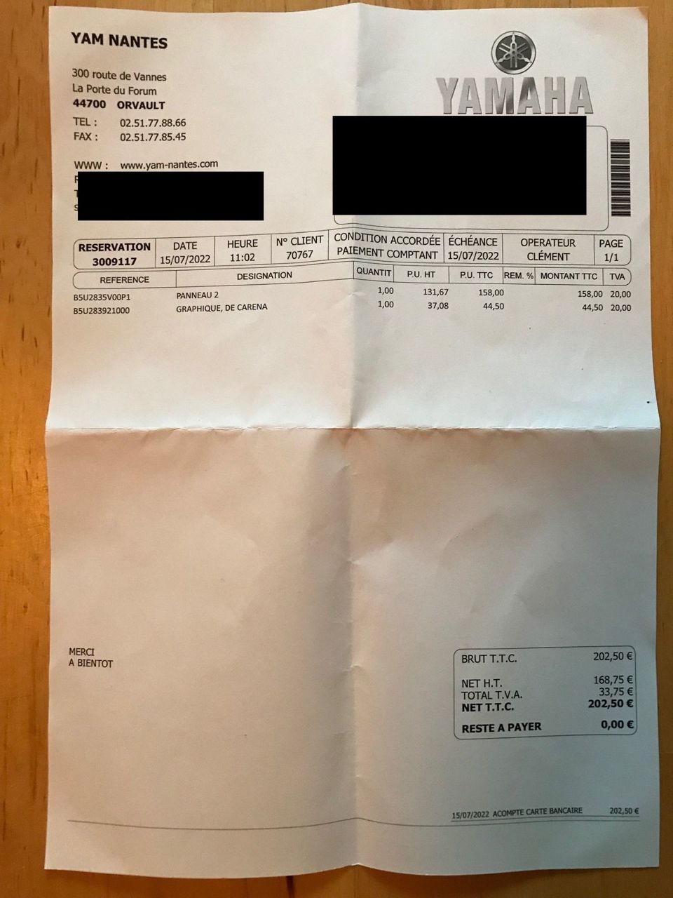 YAMAHA MTT 890 - Loire Atlantique - Bonnie&Car occasion